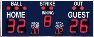 Portable Scoreboards - Light Weight, Easy to use, Wheel Carts & More!