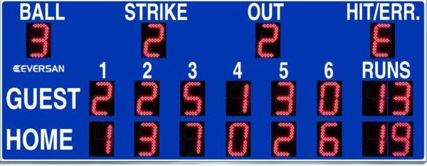 Portable Scoreboards - Light Weight, Easy to use, Wheel Carts & More!