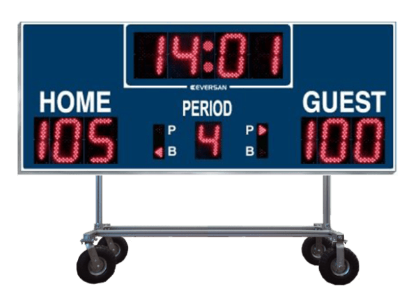Portable Scoreboards - Light Weight, Easy to use, Wheel Carts & More!